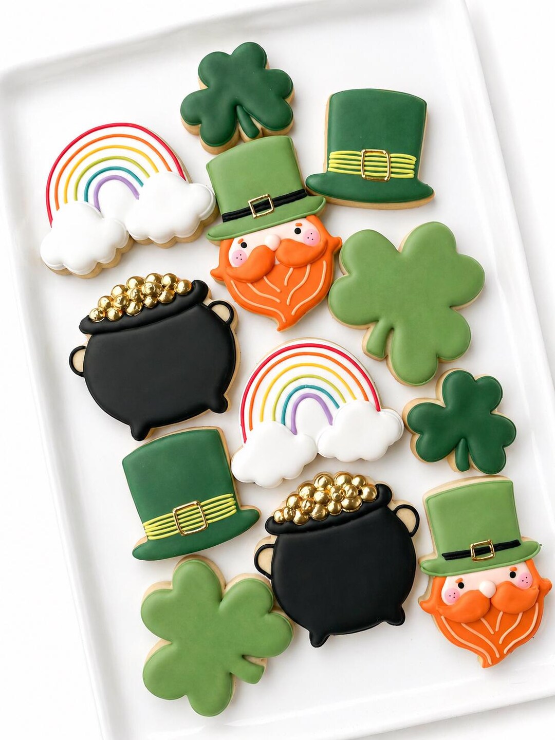 St. Patrick's Day Cookies (12 Cookies) - Etsy