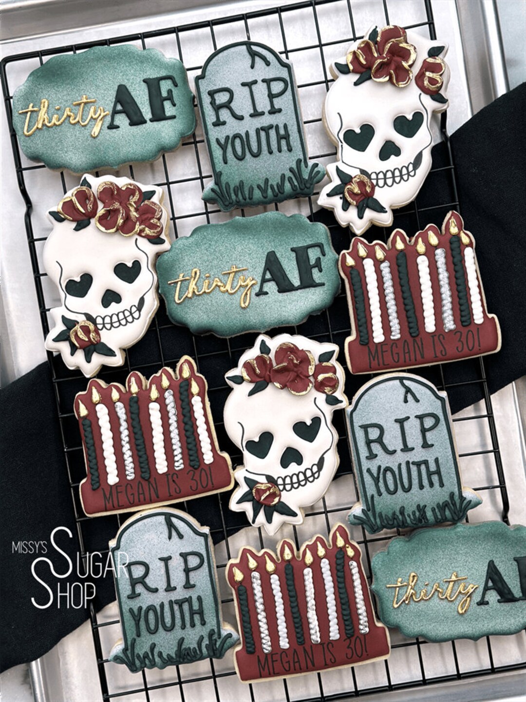 Over the Hill Birthday 12 Cookies - Etsy