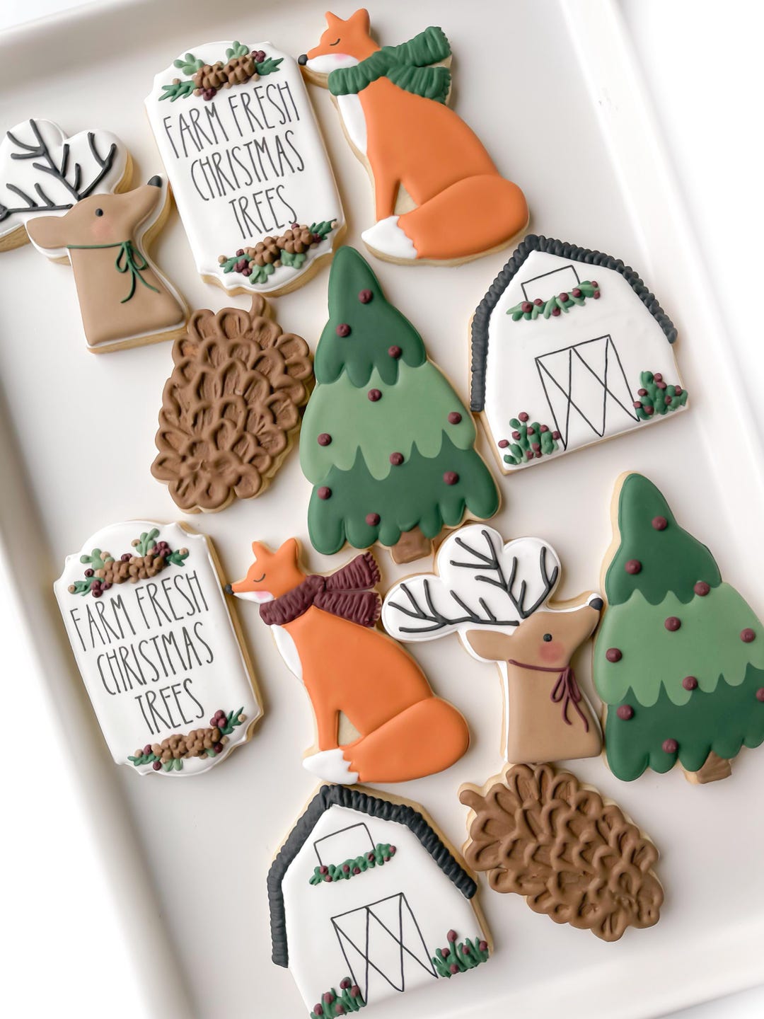 Christmas Tree Farm (12 Cookies) - Etsy
