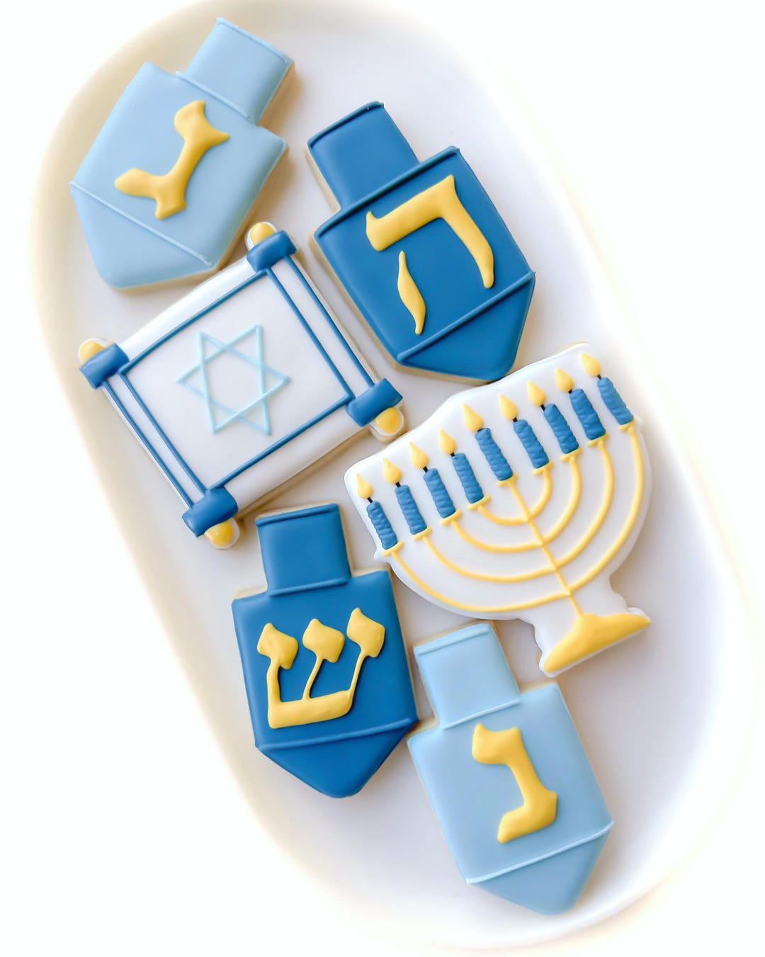 Happy Hanukkah (12 Cookies) - Etsy