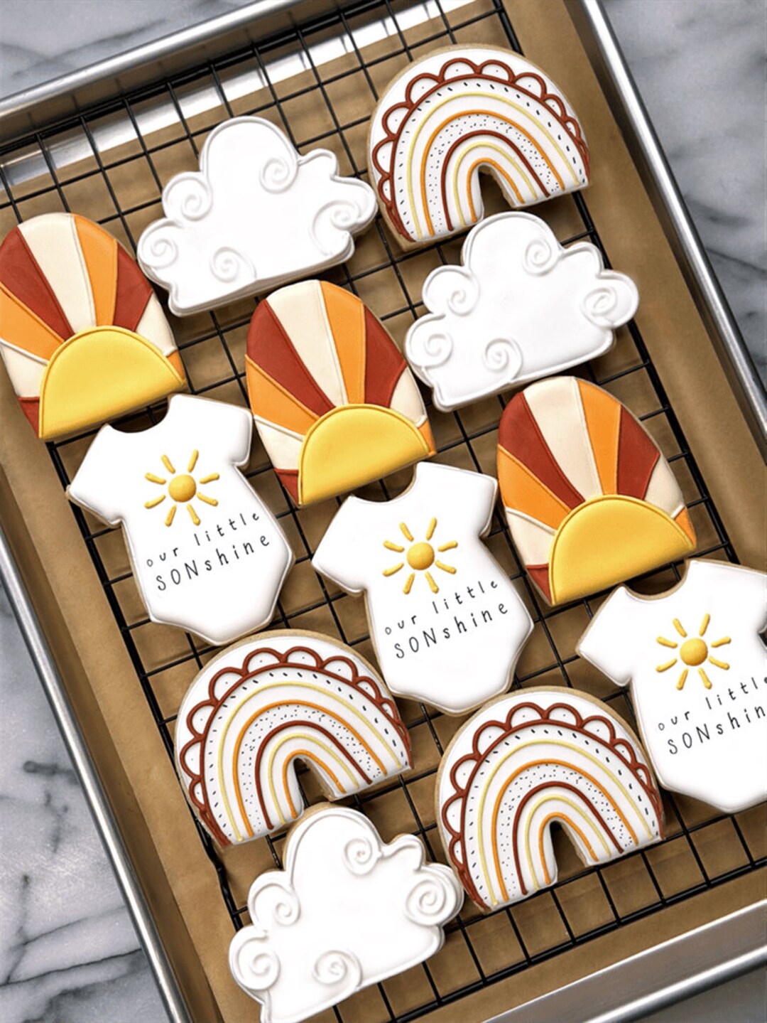 Our Little Sonshine/our Ray of Sunshine (12 Cookies) - Etsy