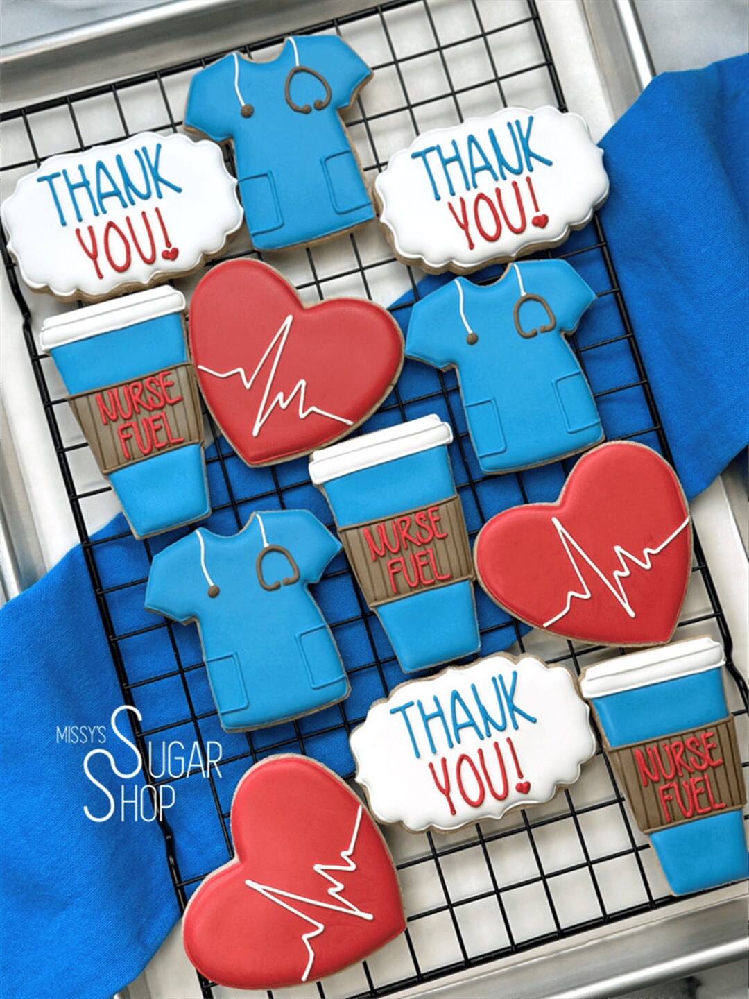 Nurse Appreciation Thank You 12 Cookies - Etsy