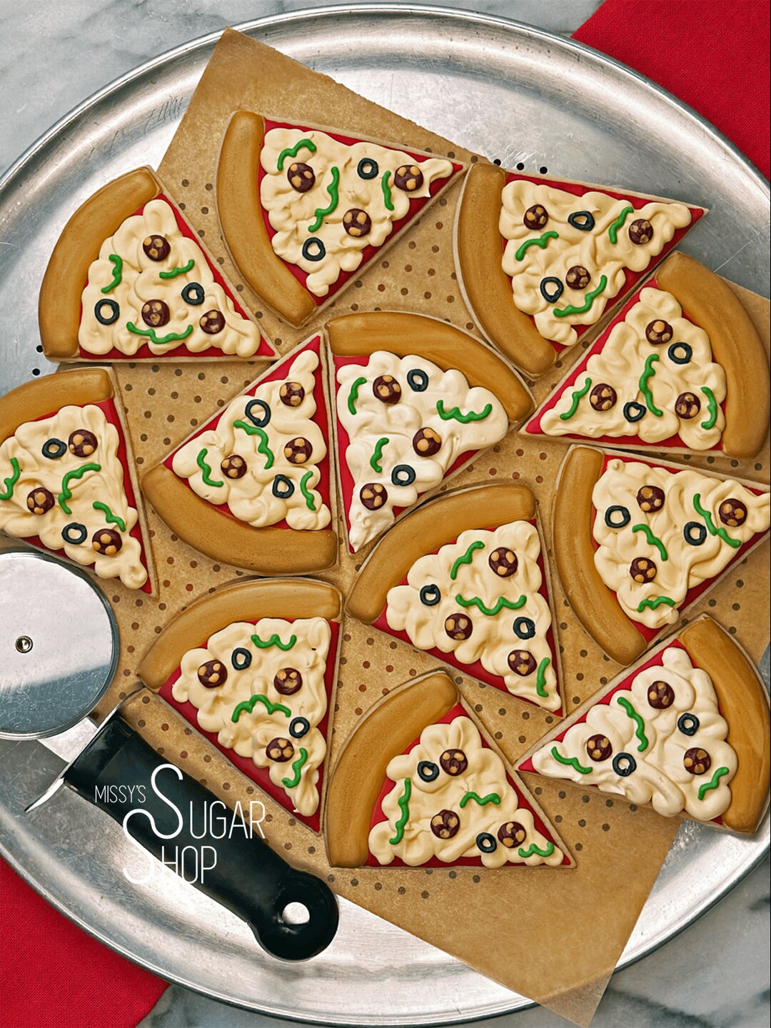 Pizza Party (12 Cookies) - Etsy