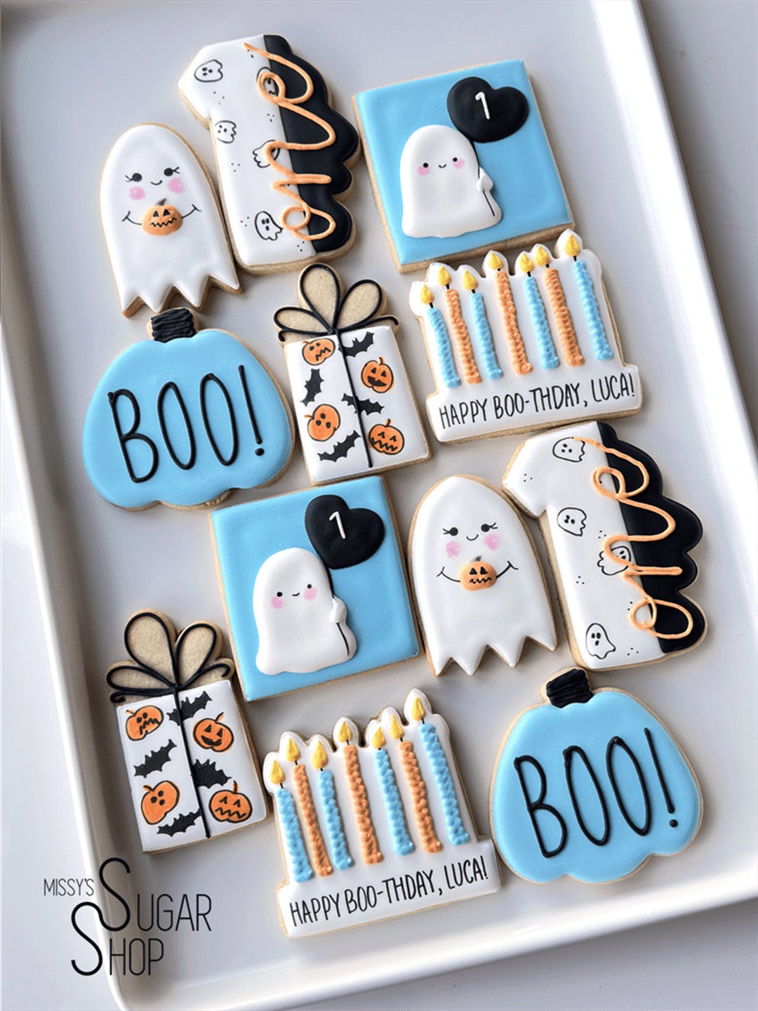 Happy Boo-thday Halloween Birthday 12 Cookies - Etsy