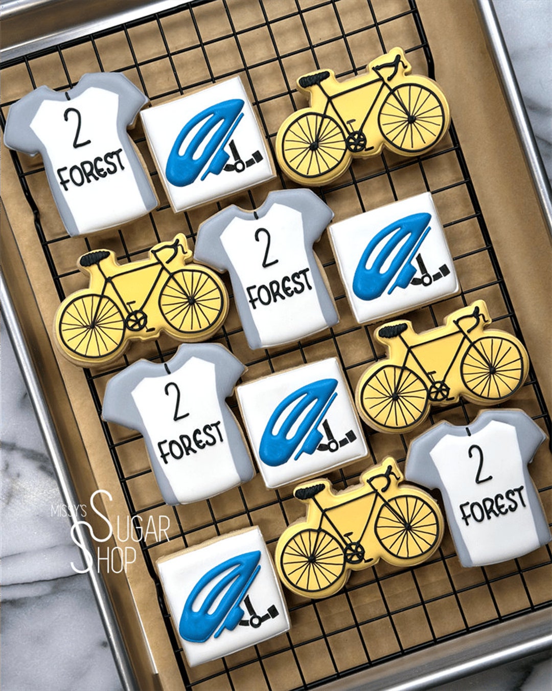 Bike Ride Birthday 12 Cookies - Etsy