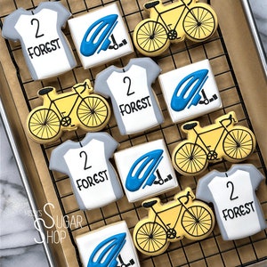 Bike Ride Birthday 12 Cookies - Etsy