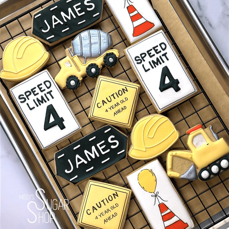 Construction Cookies - Etsy