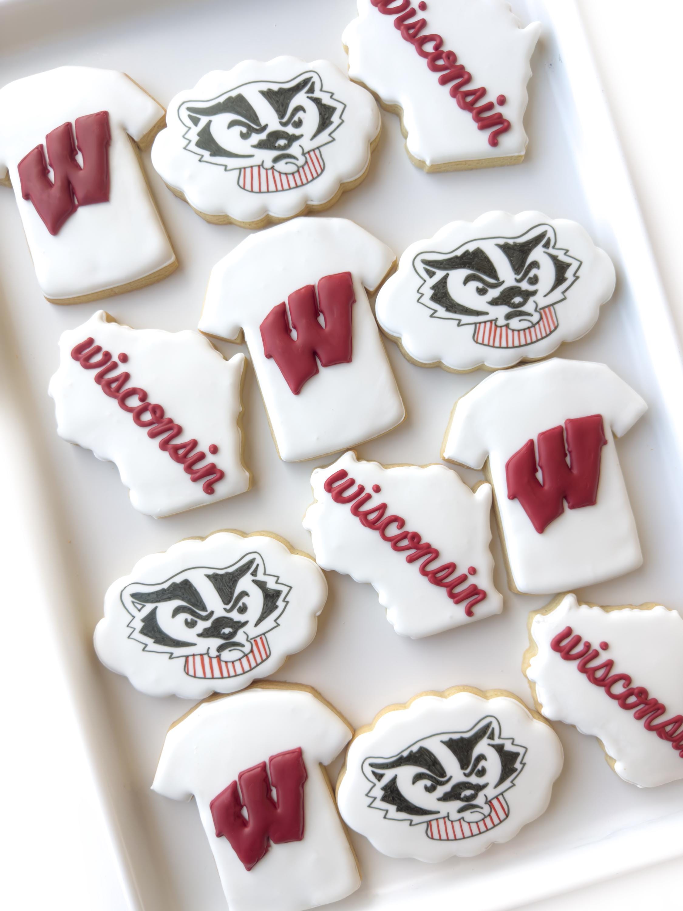 University of Wisconsin Madison Bucky Badgers (12 Cookies) - Etsy