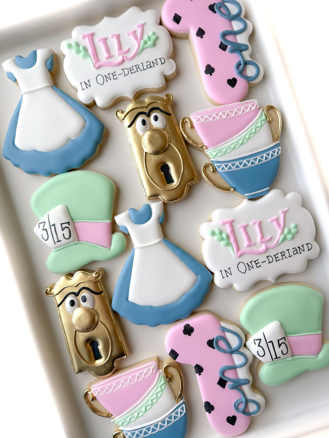 One-derland 1st Birthday (12 Cookies) - Etsy
