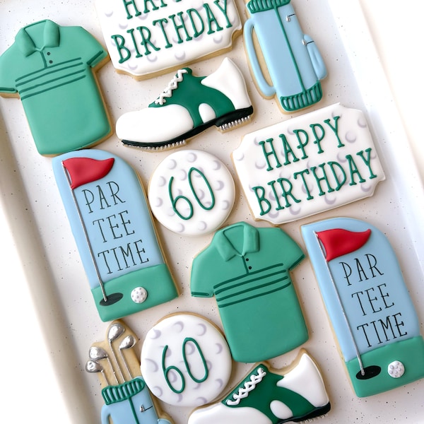 Golf Themed Cookies - Etsy