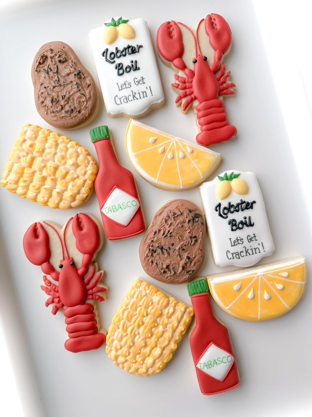 Lobster, Crawfish, or Shrimp Boil (12 Cookies) - Etsy