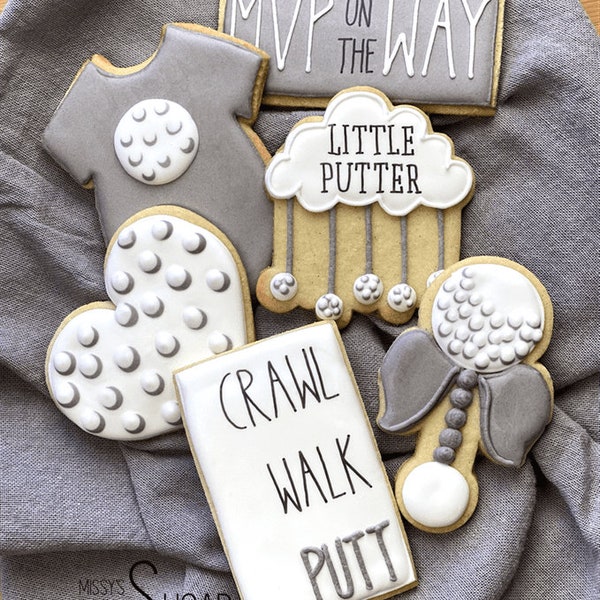 Golf Themed Cookies - Etsy