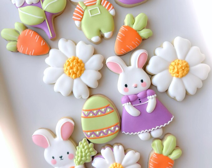 Easter Egg Cookies - Etsy