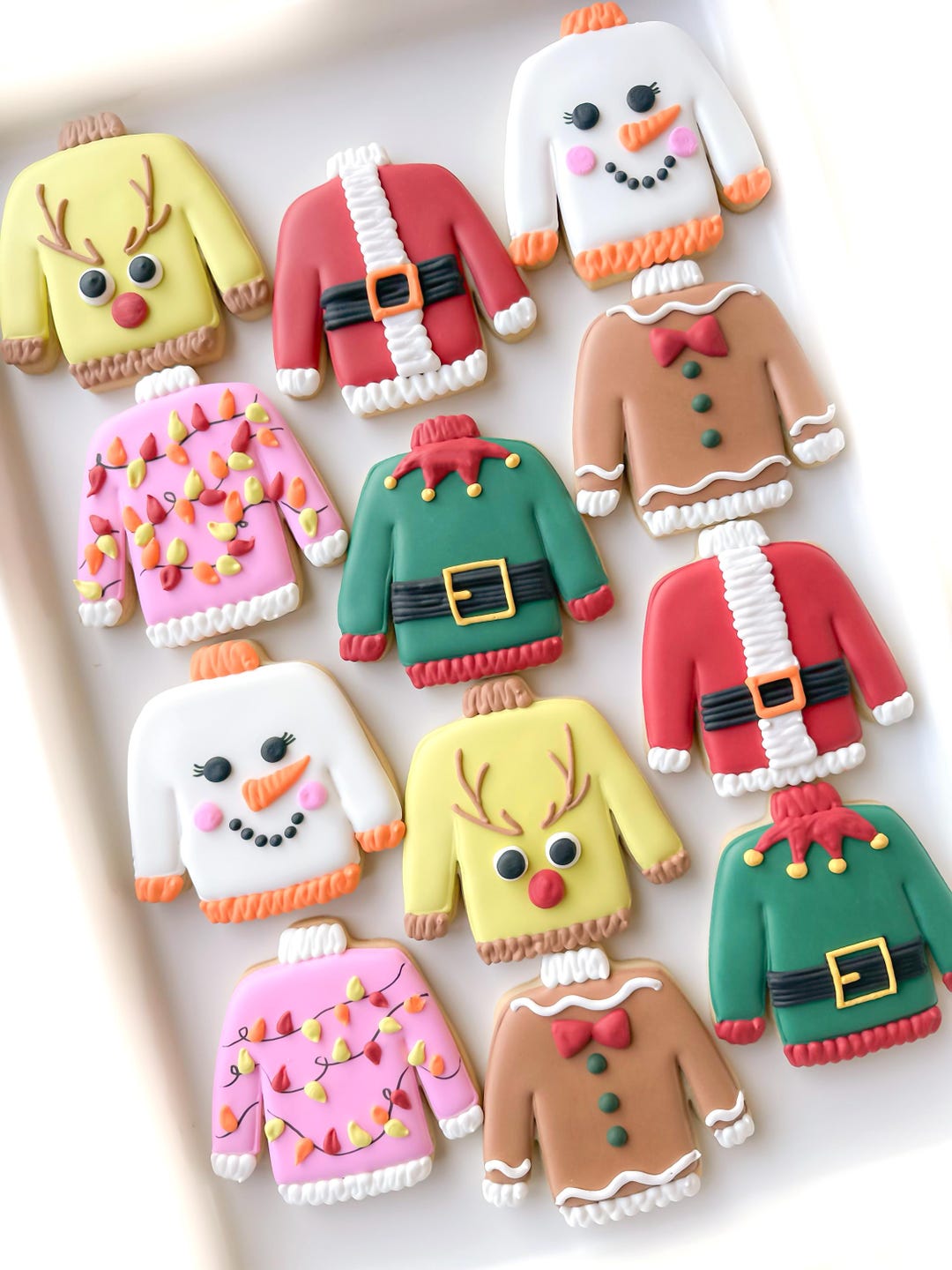 Ugly Sweater Contest (12 Cookies) - Etsy