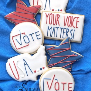 Vote Now! (12 Cookies) - Etsy