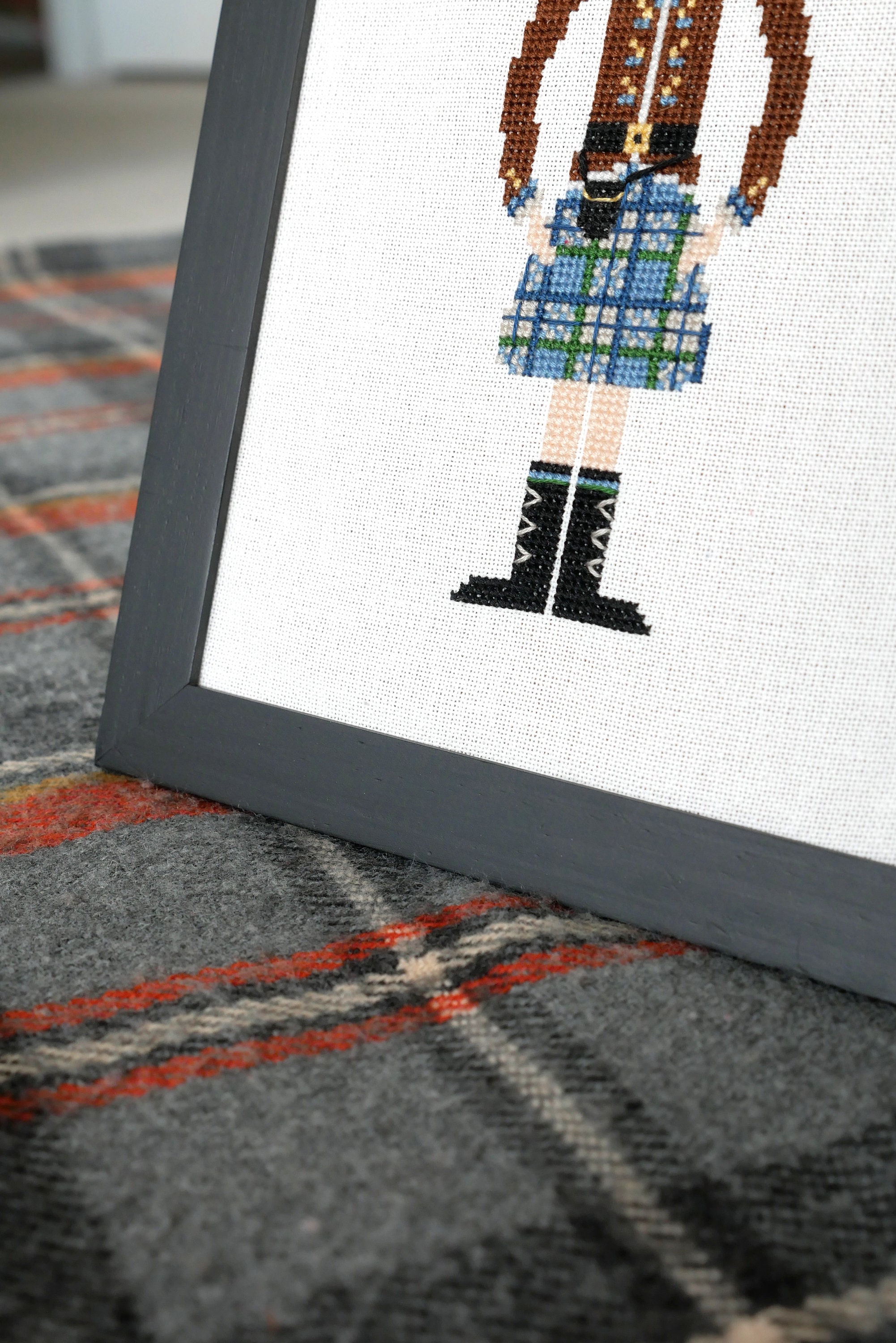 Scottish Partner Cross Stitch Pattern - Outlander Kilt Scotland Tartan ...