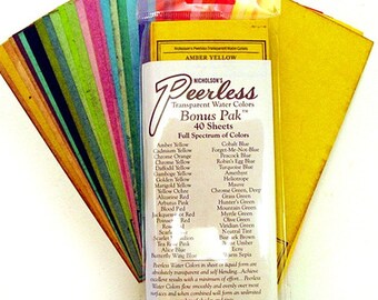 Peerless Watercolor Individual Drysheet Transparent Metallic - Etsy