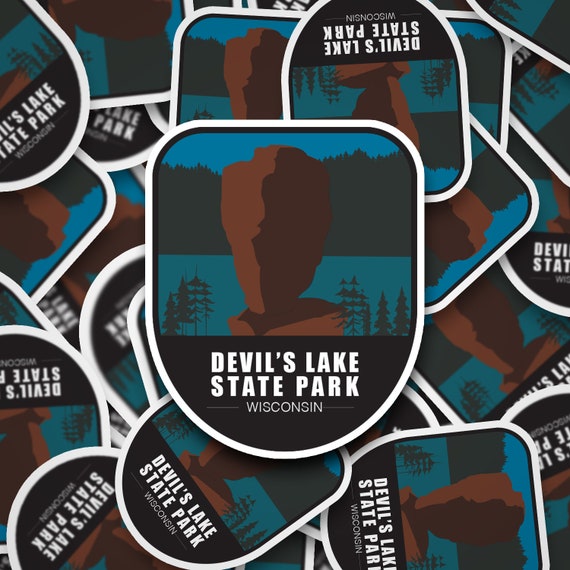 Devil's Lake State Park Sticker State Park Wisconsin - Etsy