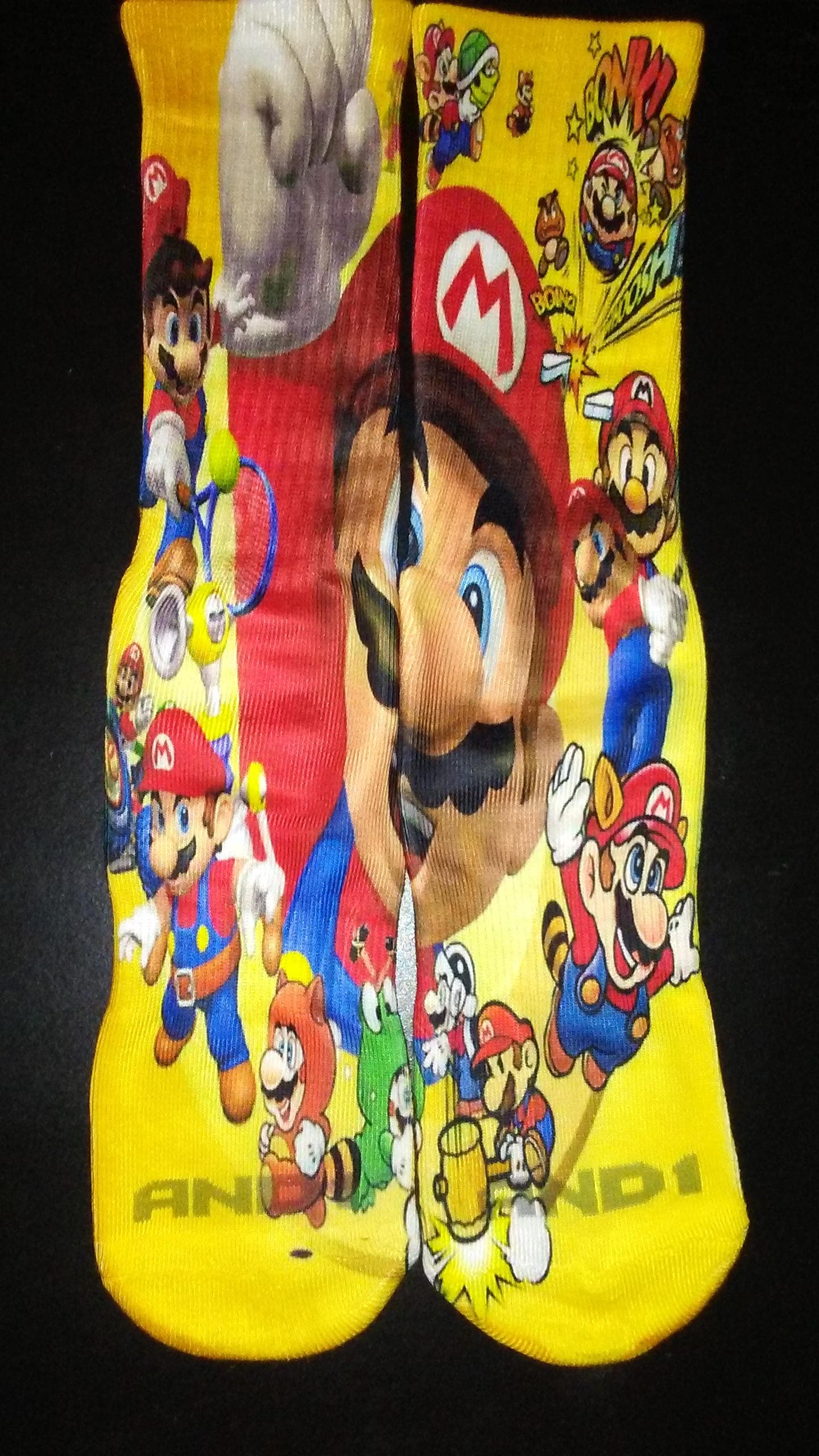 Mario Collage Custom Socks - Etsy