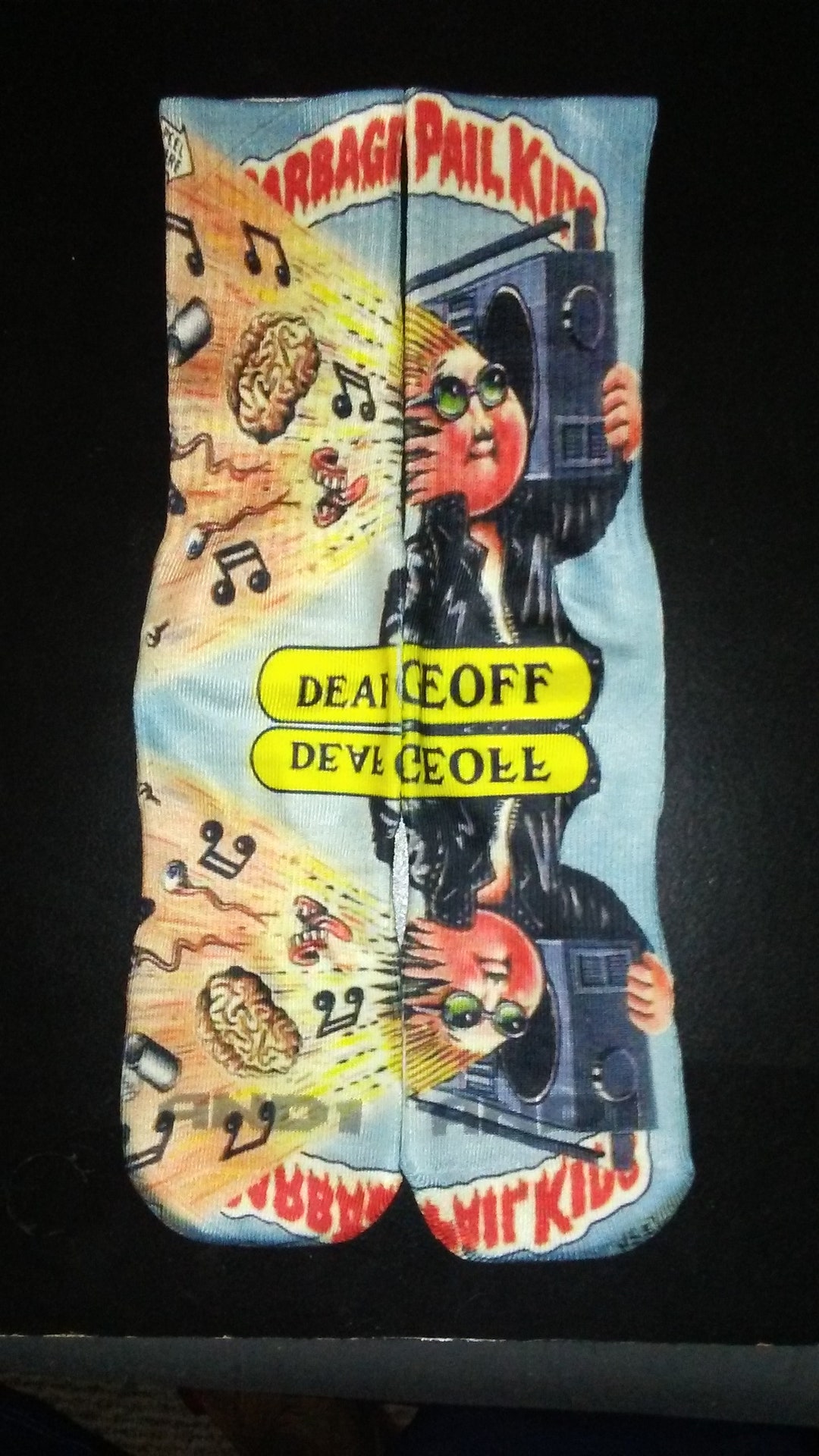 Deaf Geoff Pail Kid Custom Dryfit Socks - Etsy