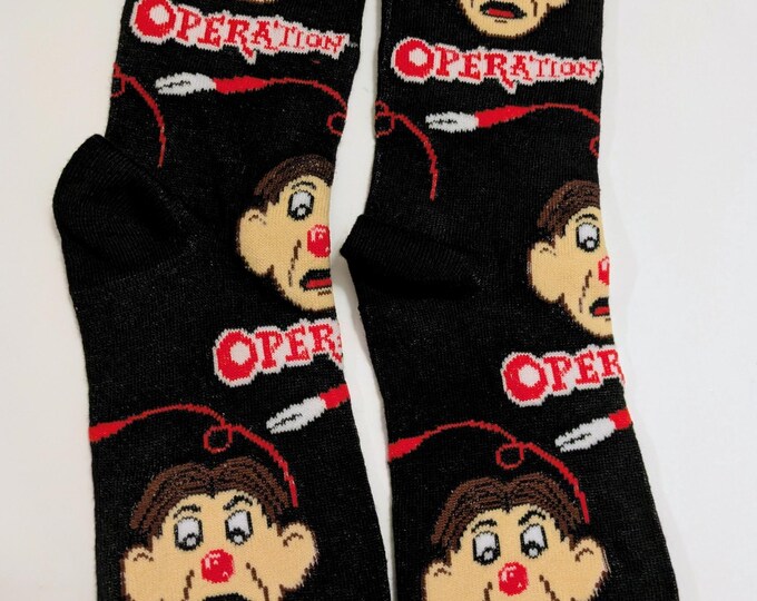 Operation Game Crew Socks - Etsy