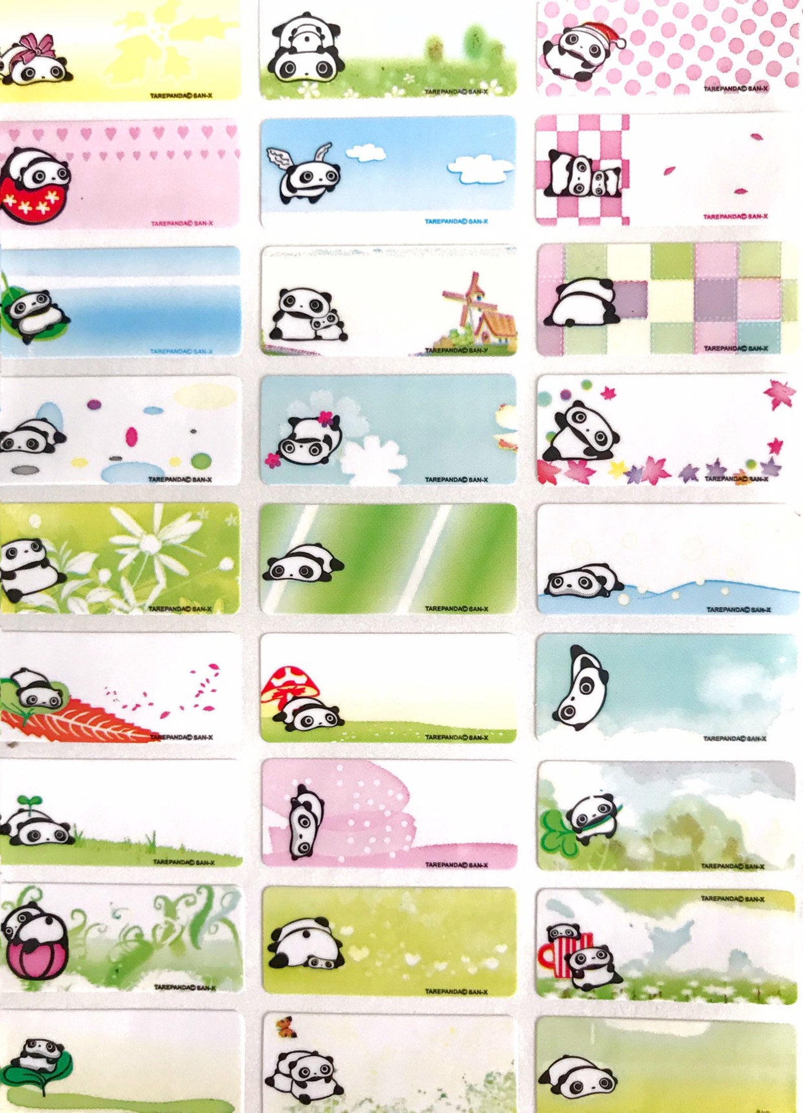 Panda Labels Name Labels for School Name Stickers Cute | Etsy