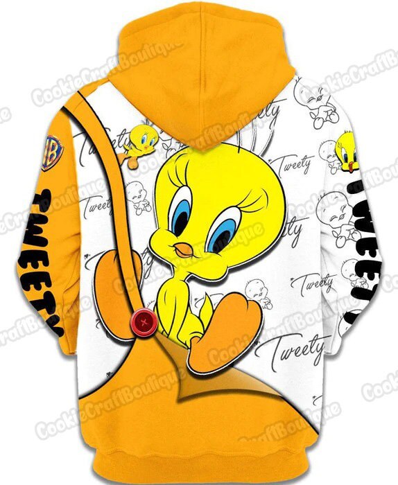 Tweety Pullover Hoodie, Disney Tweety Shirt Designed & Sold By Tova