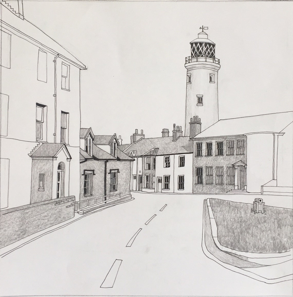 3089 Southwold, Suffolk. Original Sketch - Etsy