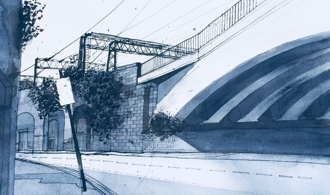 2664 Urban Sketching, Piccadilly, Manchester - Etsy