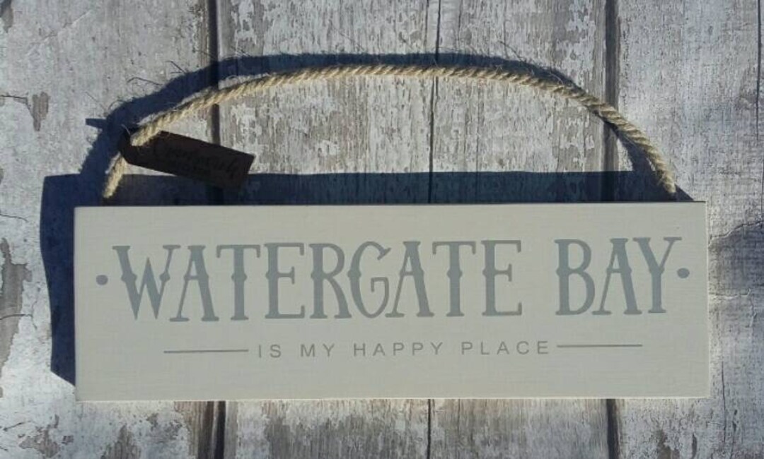 Watergate Bay is Our/my Happy Place Sign. - Etsy