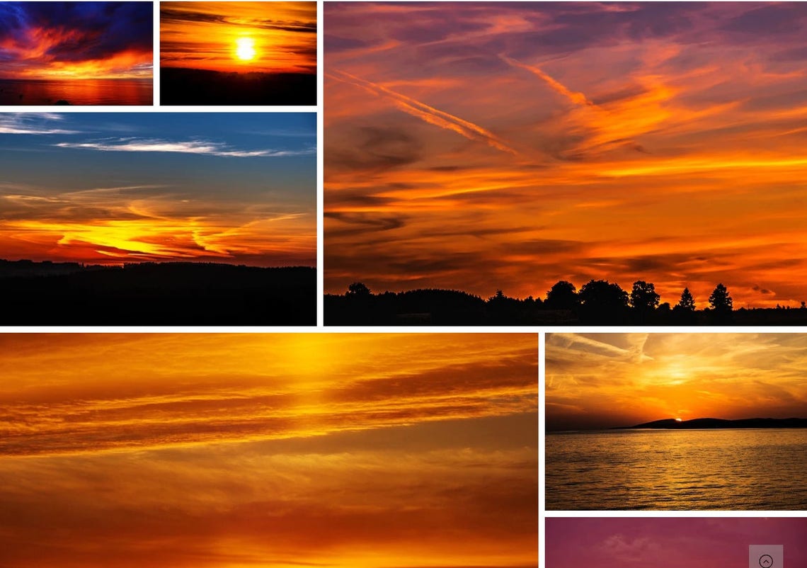 30 Sunrise Sky Overlay Sky overlay Tropical sky | Etsy