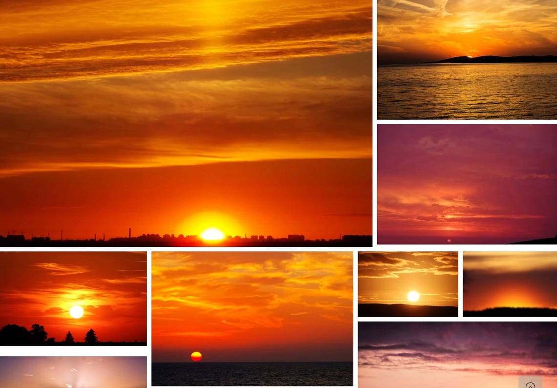 30 Sunrise Sky Overlay Sky overlay Tropical sky | Etsy