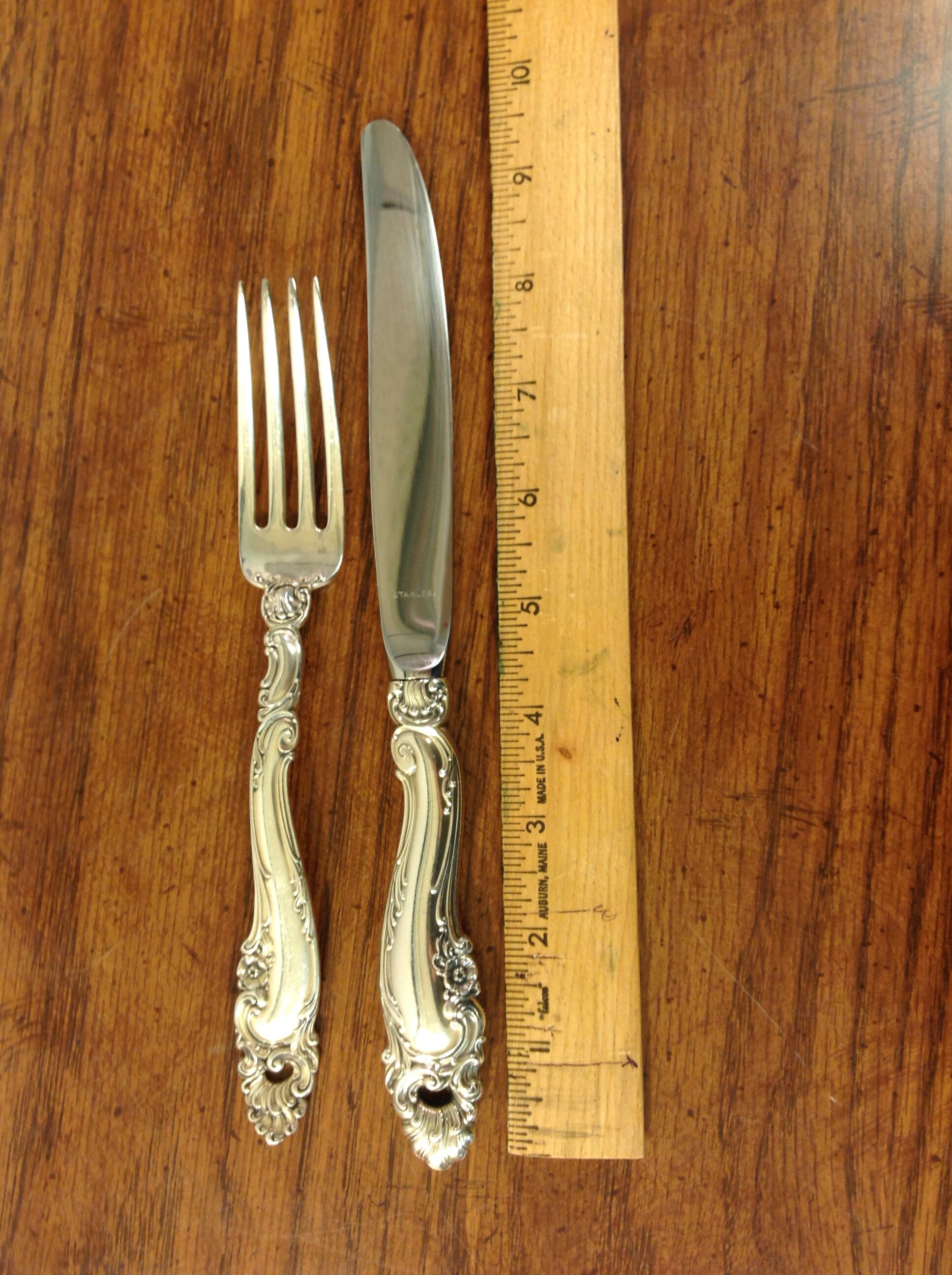 GORHAM DECOR Sterling Silver Flatware Set for 12 Service 105 Pieces WOW ...