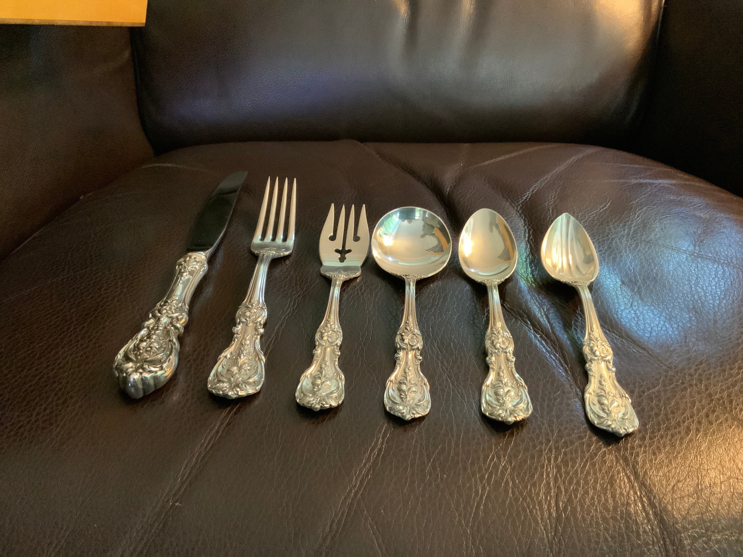 Reed and Barton Francis 1st Sterling Silver Flatware Set 78 Pieces - Etsy