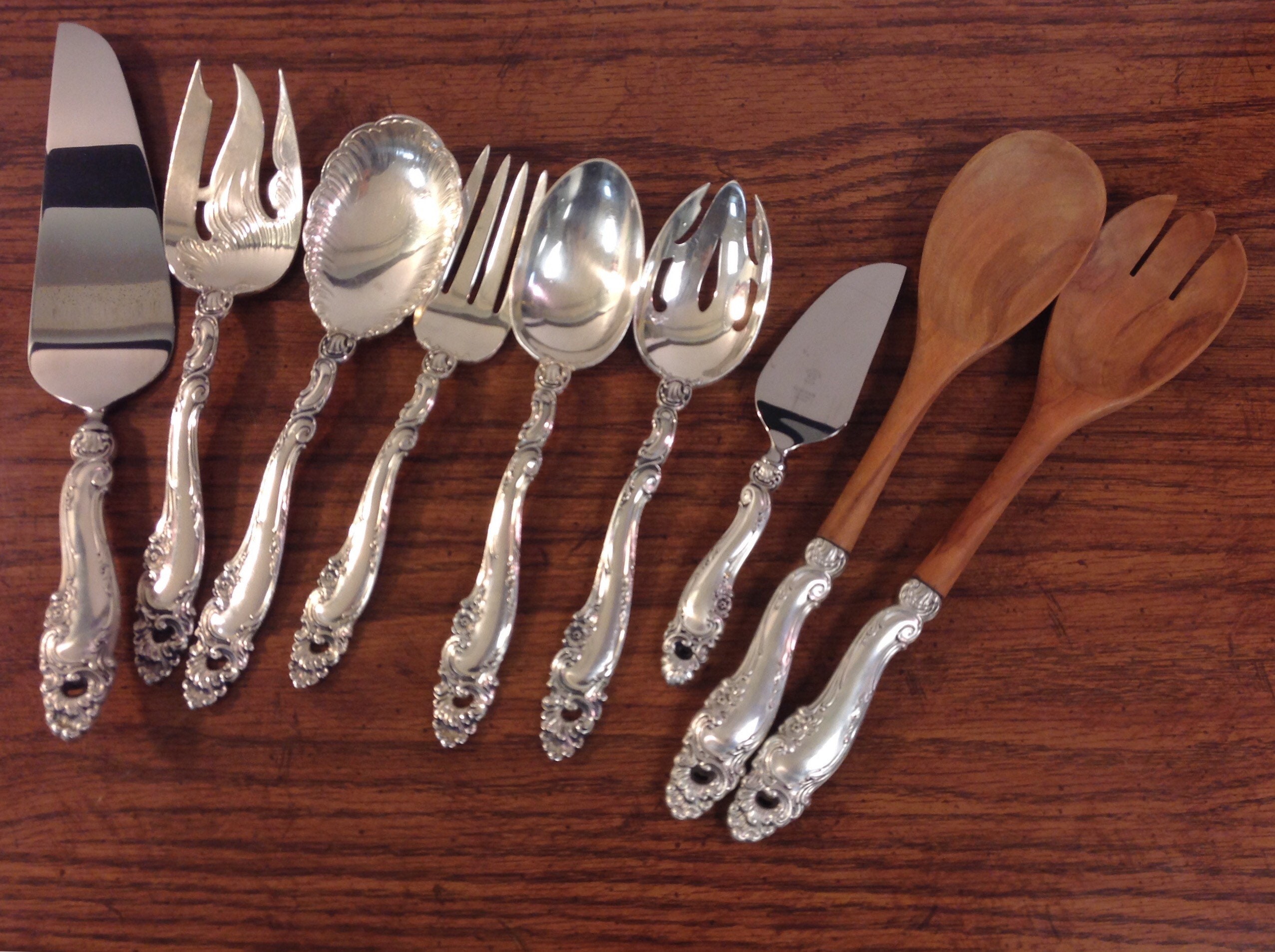 GORHAM DECOR Sterling Silver Flatware Set for 12 Service 105 Pieces WOW ...