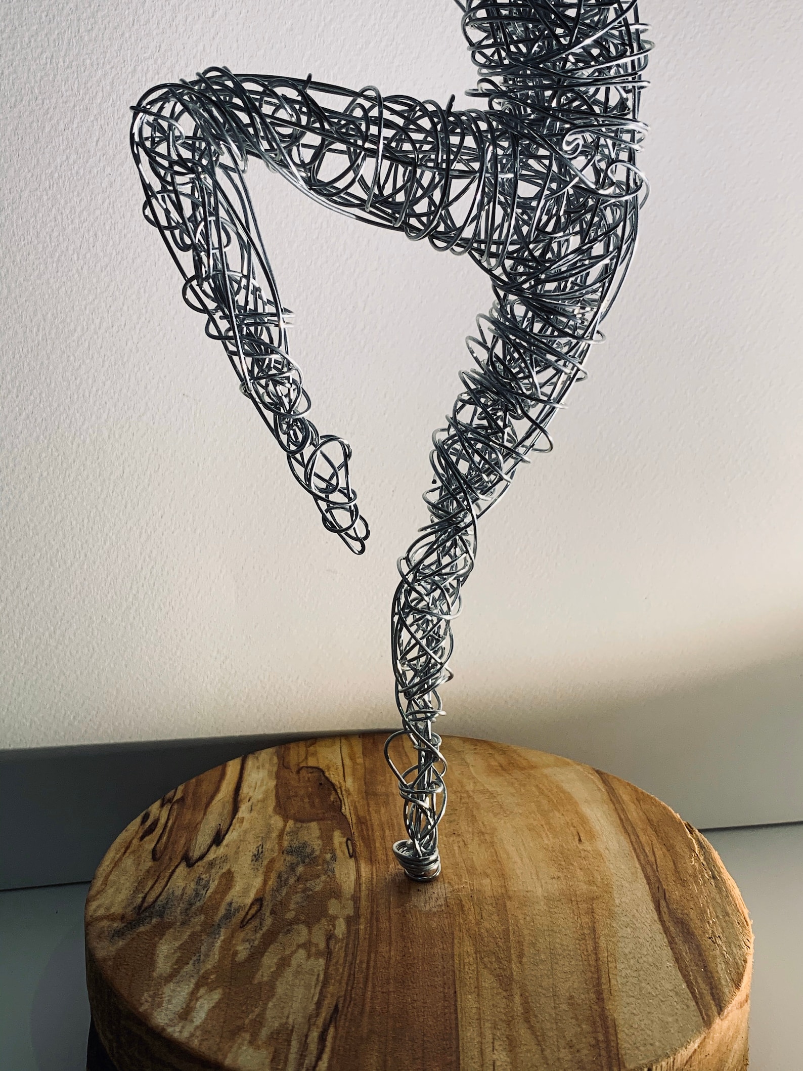 Dancer Gymnast Ballerina Twisted wire sculpture Christmas | Etsy