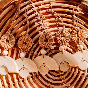 Rattan Arch Clay Oil Diffuser, Boho Arch Hanging Accessory, Rattan ...