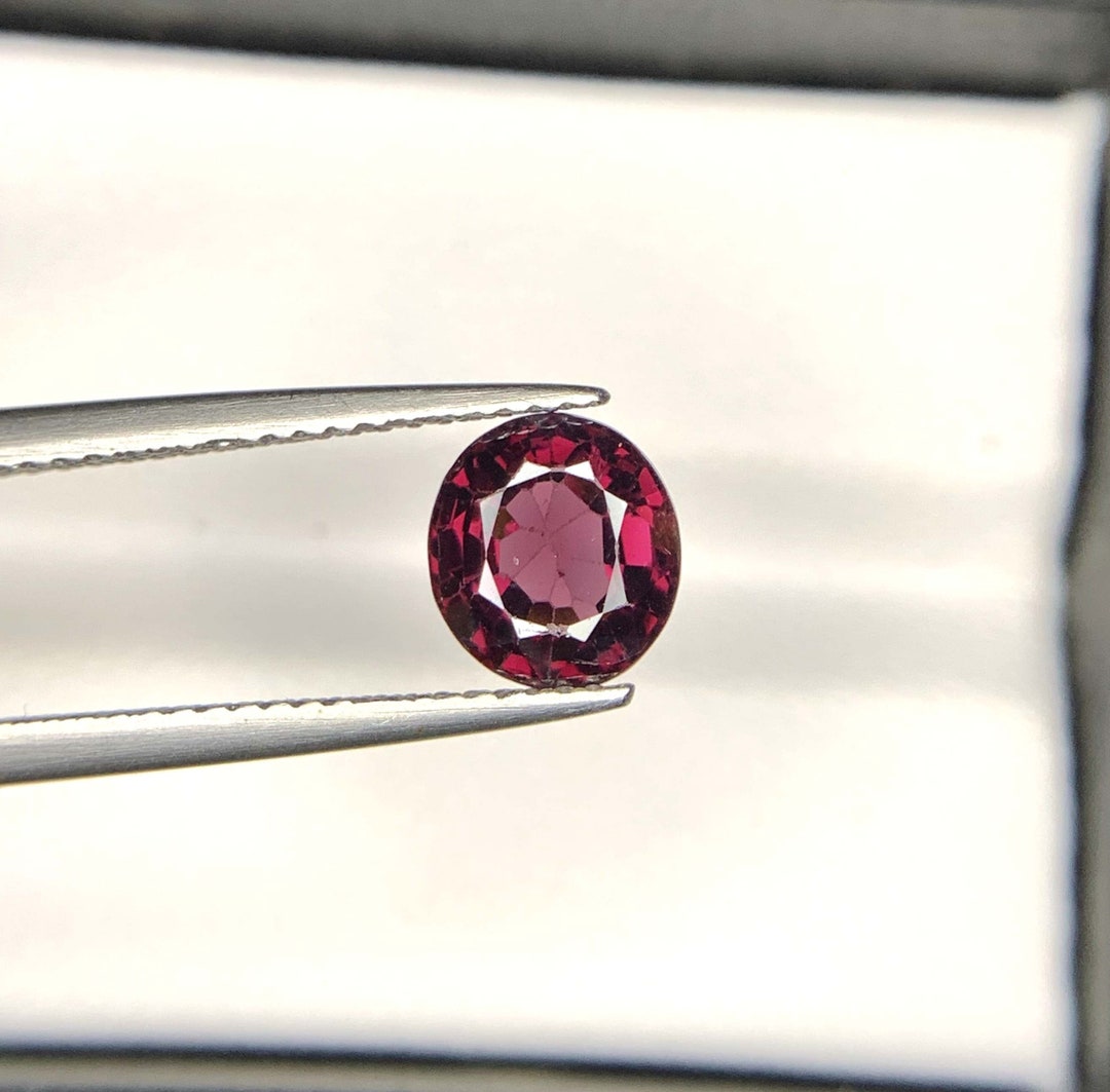 Spinel Gemstone, Raspberry Color Spinel Gemstone Oval Cut Spinel ...