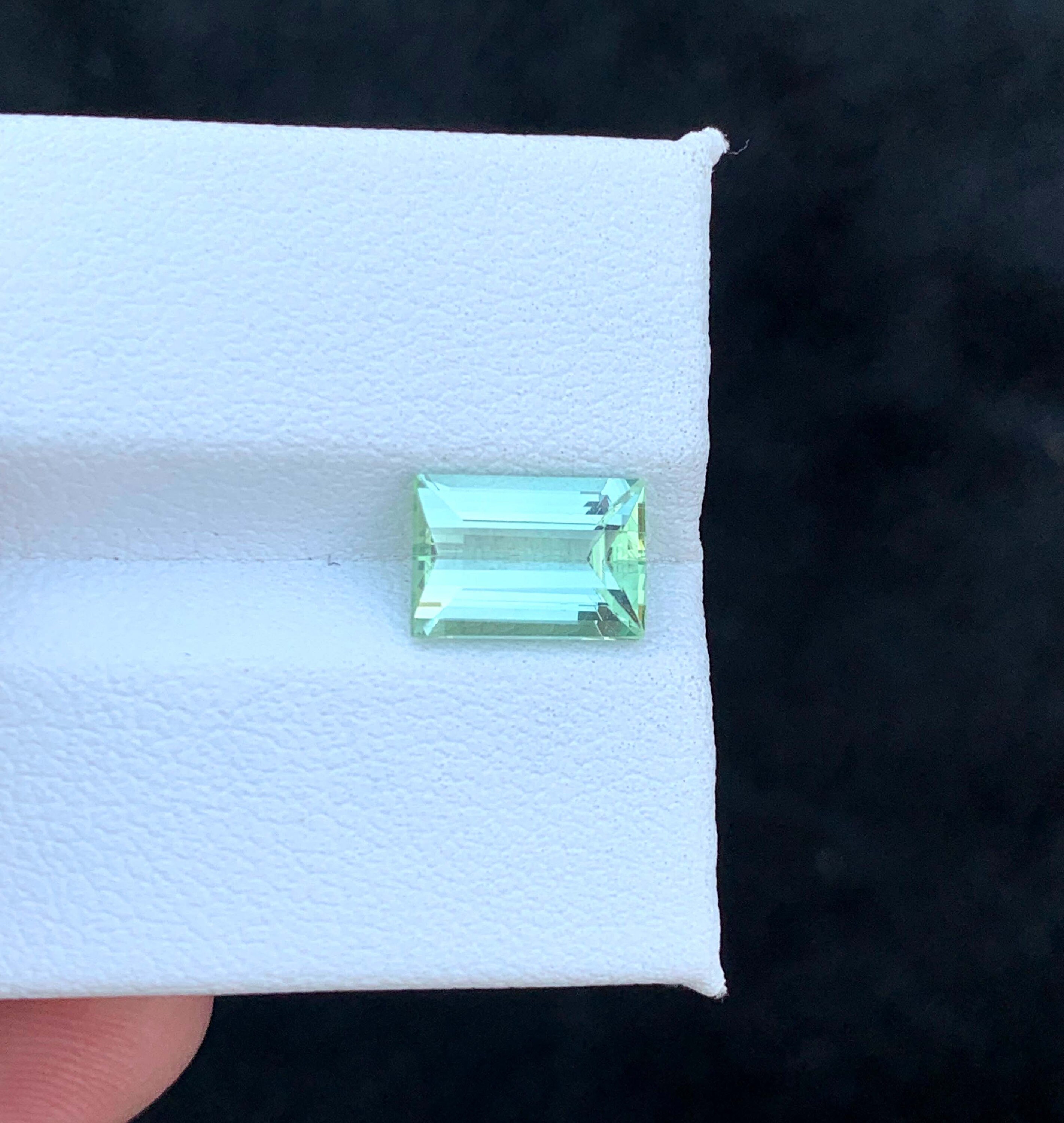 Tourmaline Gemstone, for Jewelry Making Such as Rings, Seafoam Color ...