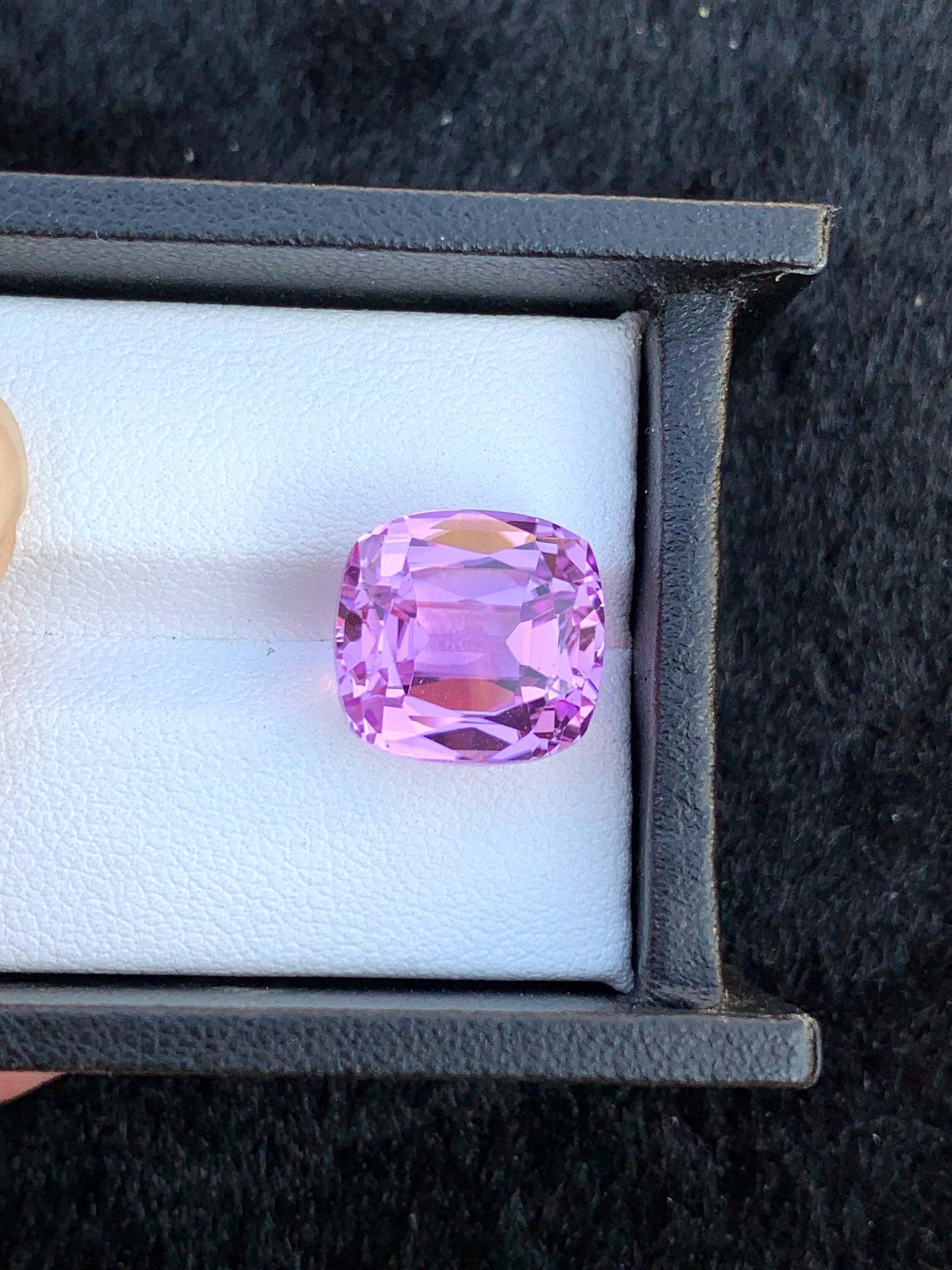 Kunzite Gemstone, Hot Pink Color Kunzite Gemstone, Cushion Cut ...
