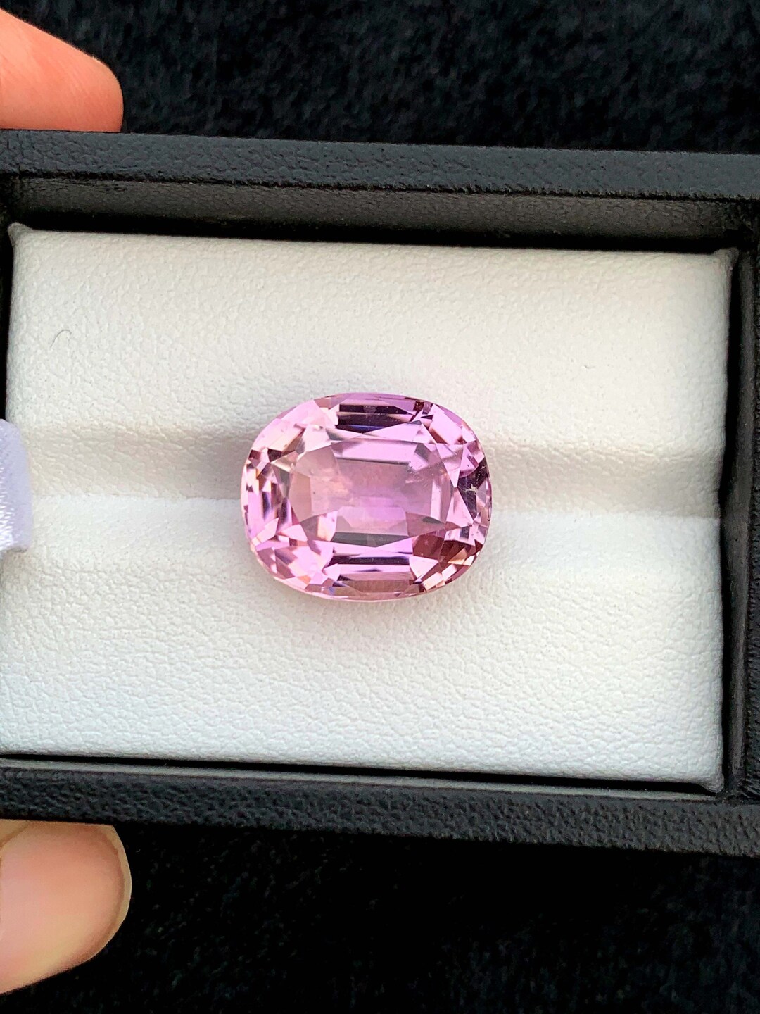 Kunzite Gemstone Pink Color Kunzite Gemstone Cushion Cut - Etsy