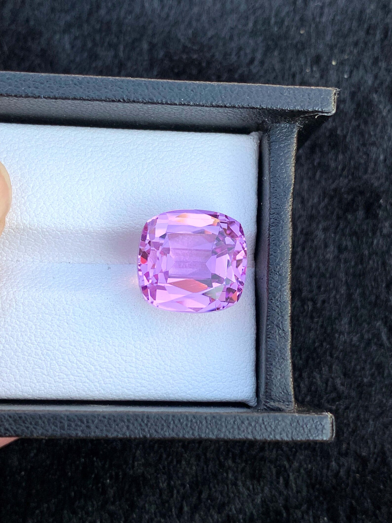 Kunzite Gemstone, Hot Pink Color Kunzite Gemstone, Cushion Cut ...