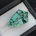 Kunzite Gemstone, Bluish Green Color Kunzite Gemstone, Fancy Cut ...