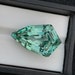 Kunzite Gemstone, Bluish Green Color Kunzite Gemstone, Fancy Cut ...
