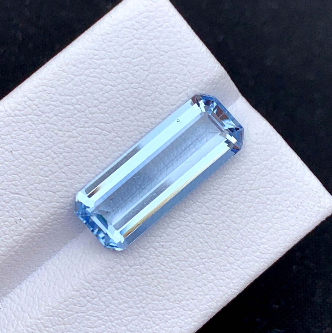 Genuine Santa Maria Aquamarine for Ring Making, Faceted Aquamarine ...