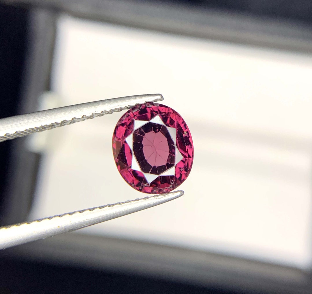Spinel Gemstone, Raspberry Color Spinel Gemstone Oval Cut Spinel ...