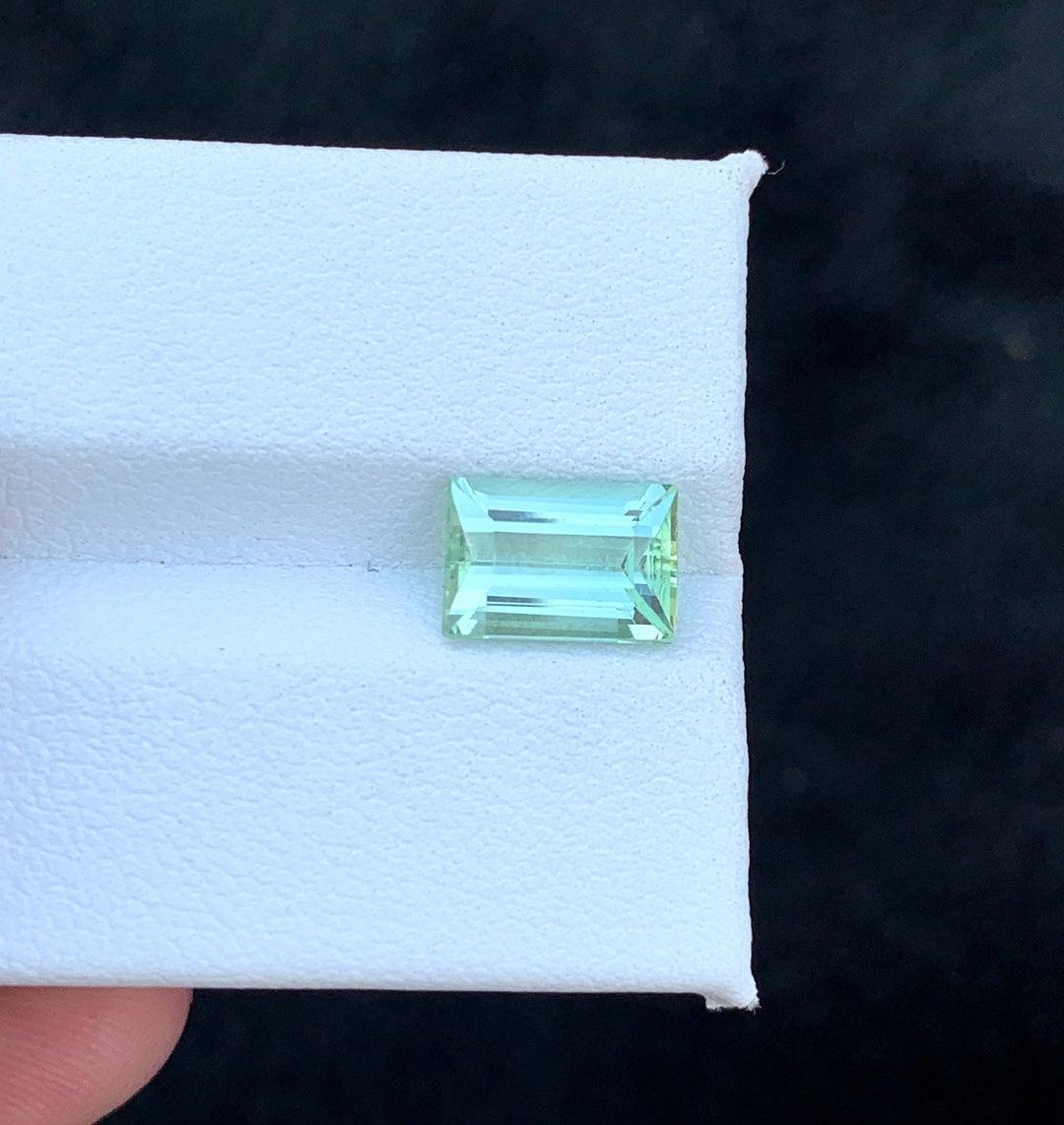 Tourmaline Gemstone, for Jewelry Making Such as Rings, Seafoam Color ...