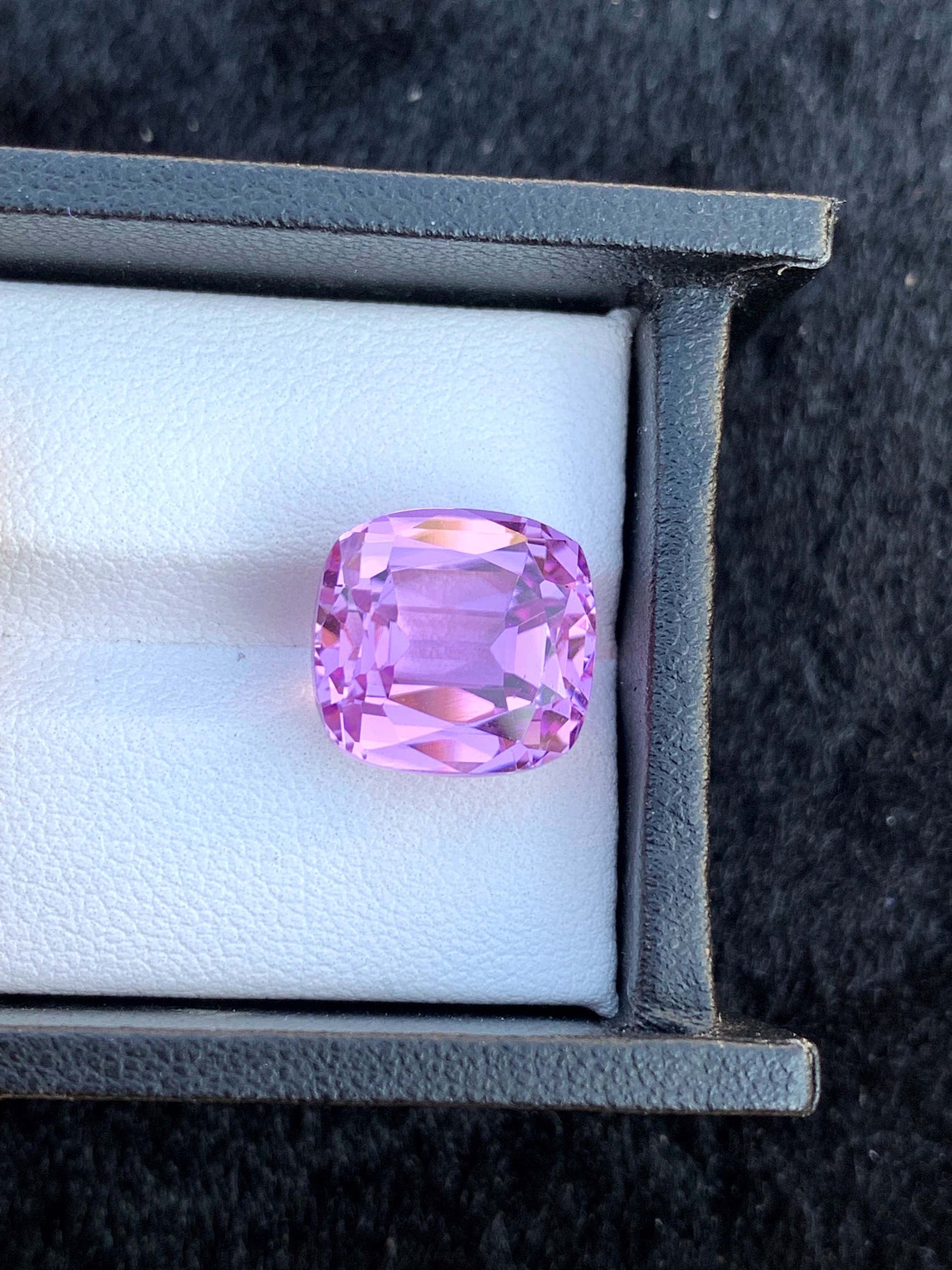 Kunzite Gemstone, Hot Pink Color Kunzite Gemstone, Cushion Cut ...