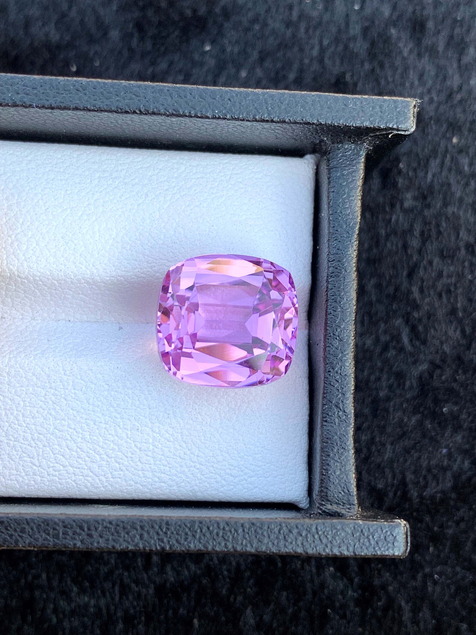 Kunzite Gemstone, Hot Pink Color Kunzite Gemstone, Cushion Cut ...