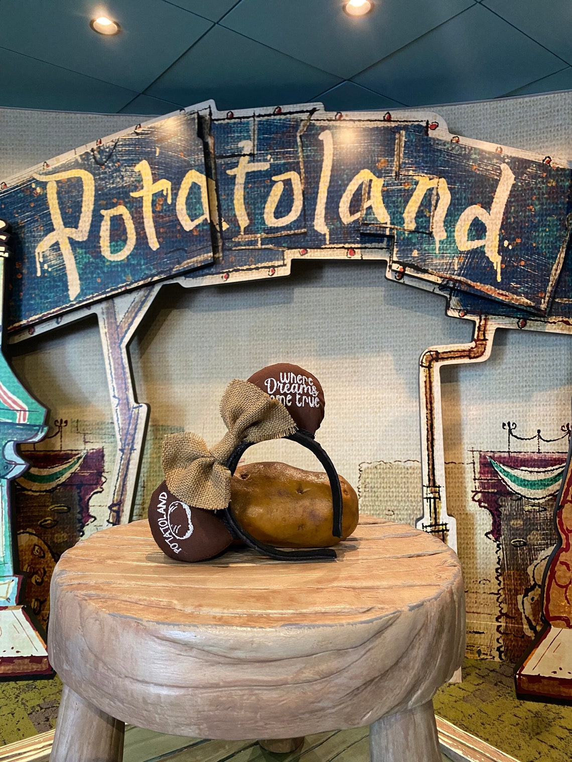 Potatoland Mouse Ears, Potatoland, Hollywood Mouse Ears, Potato Ears ...